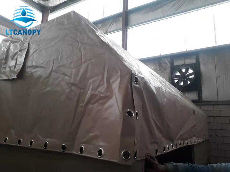 Custom PVC lorry cover tarpaulin