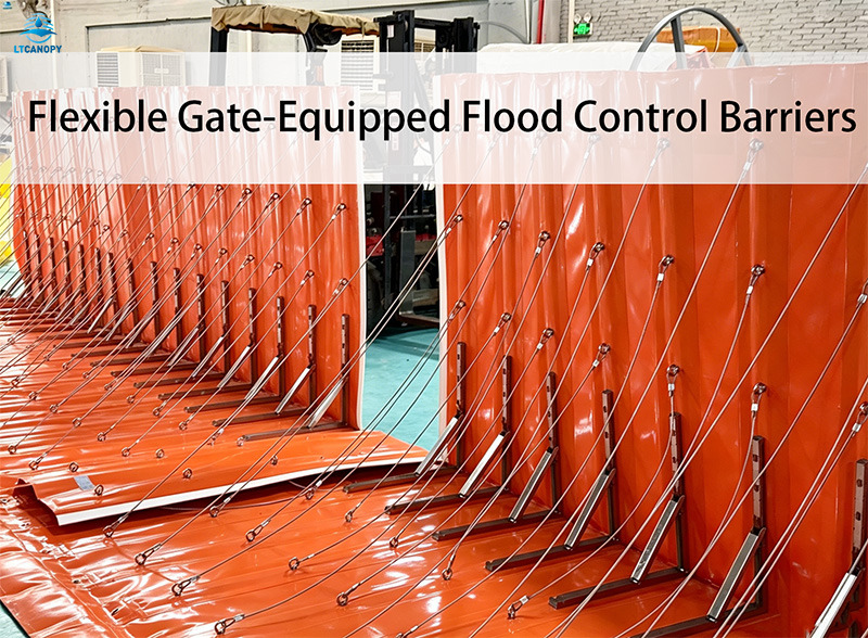 Flexible Gate Flood Barrier | Reusable Thailand Monsoon Flood Protection